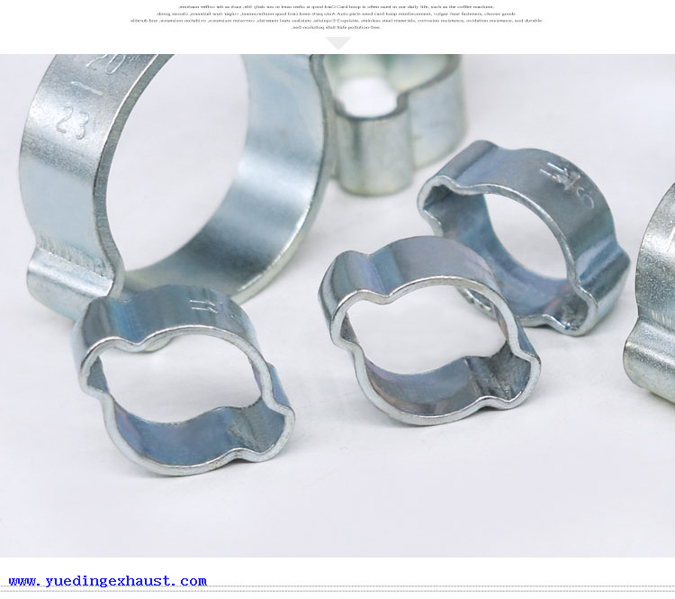Zinc Plated Double Ear Hose Clamp Two Ears Hose Clip from China ...