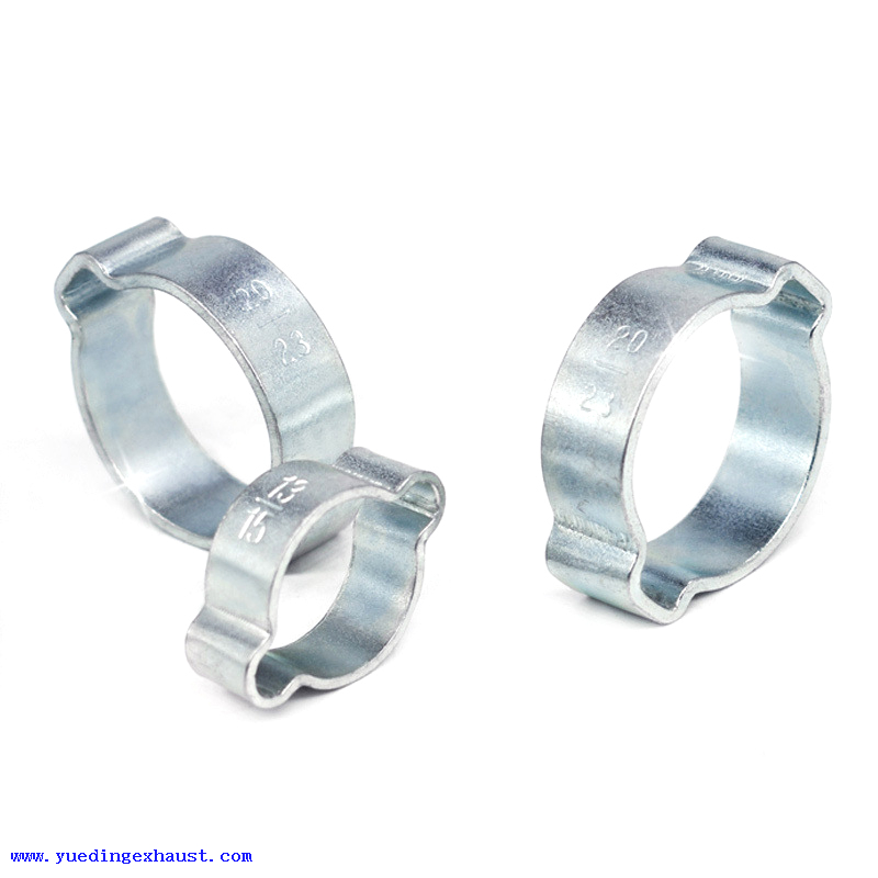 Zinc Plated Double Ear Hose Clamp Two Ears Hose Clip from China ...