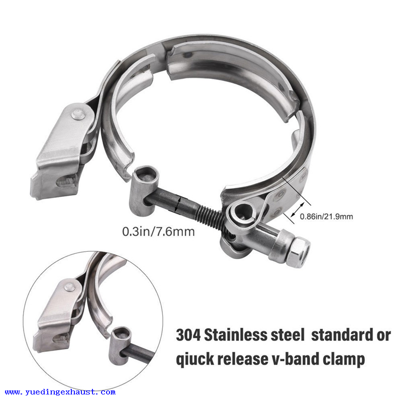 2 Inch Quick Release V Band Clamp Auto V-band Exhaust Male Female ...
